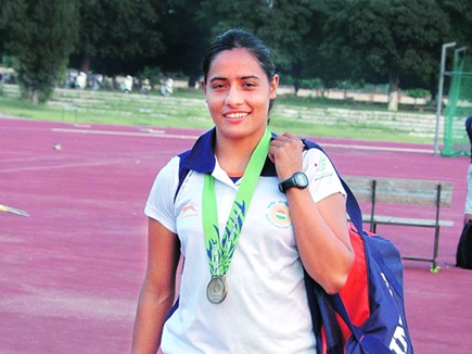 रेल्‍वे की अनु रानी ने नए रिकॉर्ड के साथ जीता स्वर्ण