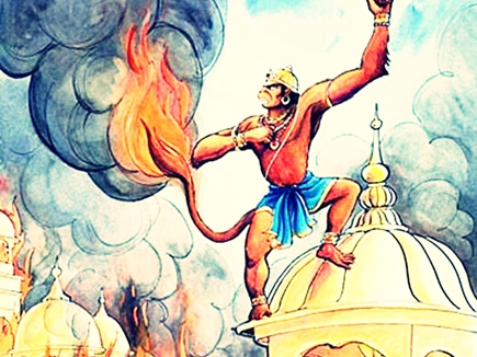 तो क्या हनुमानजी की पूंछ में आग लगाने की ये थी वजह