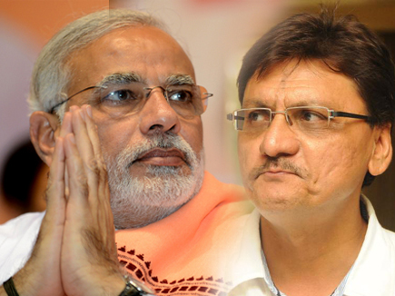 मोदी के चरणों में गिरे विपुल चौधरी