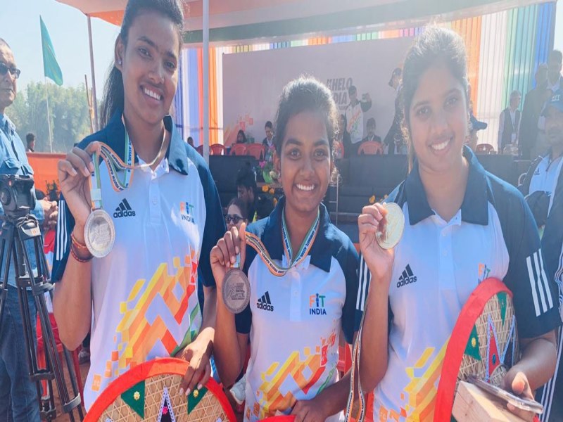 मप्र तीरंदाजी अकादमी की मुस्कान किरार, रागिनी मार्कों तथा सृष्टि सिंह ...