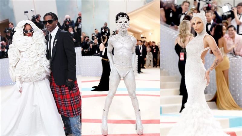 Met Gala 2023: मेट गाला के रेड कारपेट पर अजीबो-गरीब लुक में नजर आए ...