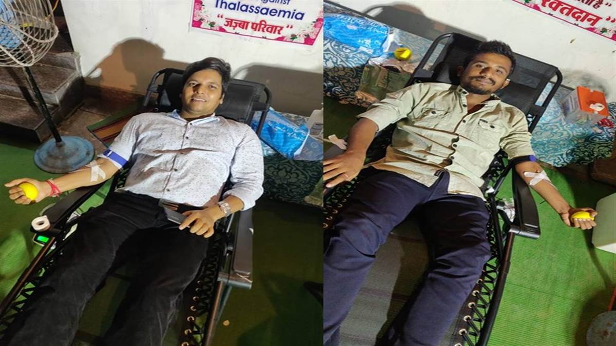 बिलासपुर में माँ के भक्तों ने थैलेसीमिया पीड़ित बच्चों के लिए 200 यूनिट ...