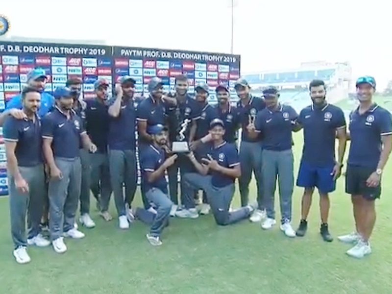 Deodhar Trophy 2019: जाधव की दमदार पारी, इंडिया बी ने जीता खिताब