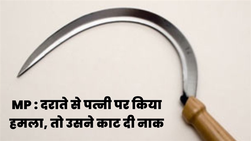 MP Crime News: पत्नी ने दराते से काट दी पति की नाक फिर पति ने ले ली उसकी जान - MP Crime News ...