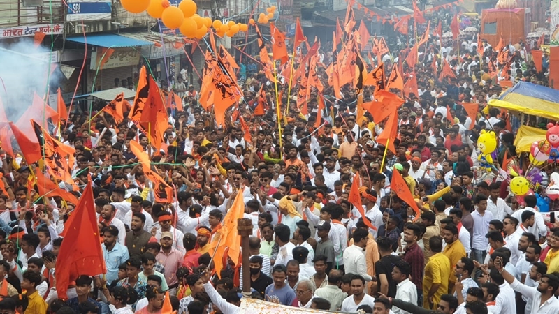 अंबिकापुर में हिंदू युवा एकता मंच ने निकाली भव्य शोभायात्रा - Hindu ...