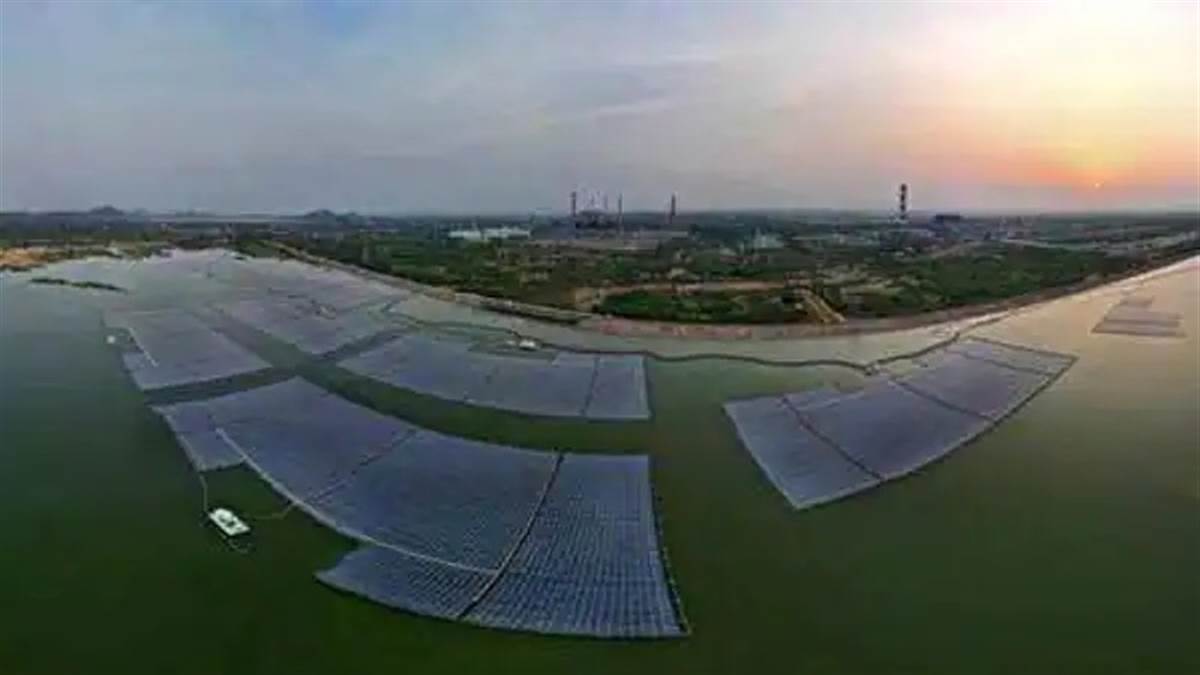 तेलंगाना में देश का सबसे बड़ा पानी में तैरता सोलर पावर प्रोजेक्ट चालू ...
