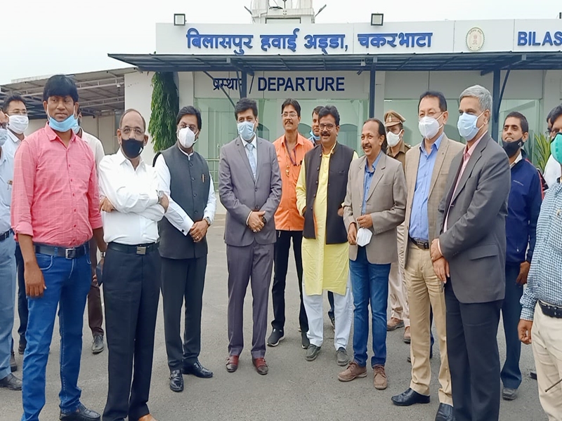 Bilaspur News: फ्लाईबिग कंपनी के एमडी ने बिलासपुर हवाई अड्डा के बारे ...