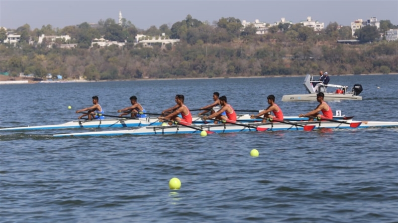 Khelo India 2022 : रोइंग में मेजबान मध्य प्रदेश का जाेरदार प्रदर्शन चार ...