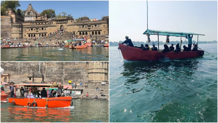 MP Tourist Place: भीड़ से दूर नर्मदा नदी पर बना नवड़ा तावड़ी घाट है नया ...