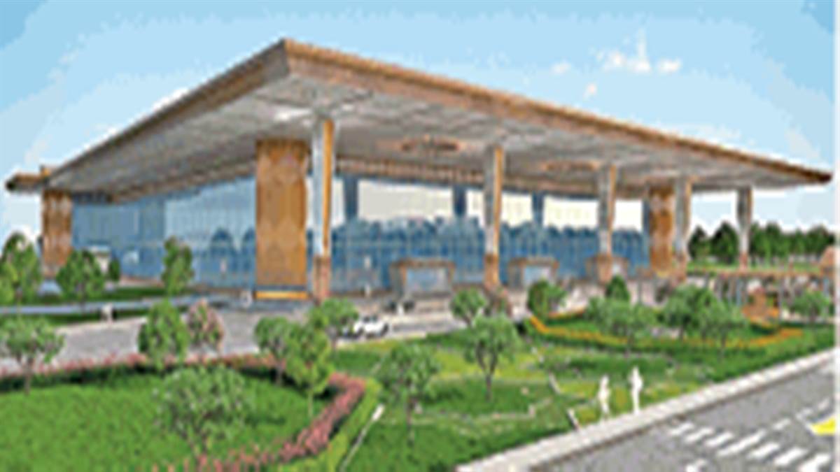 New air terminal in Gwalior: नये टर्मिनल से कल शहर भरेगा उड़ान
