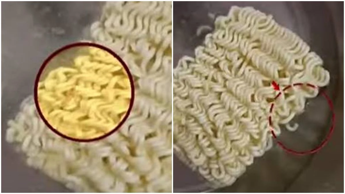 पानी में मैगी डालते ही तैरने लगे कीड़े... ये देख उड़ गए कस्टमर के होश ...