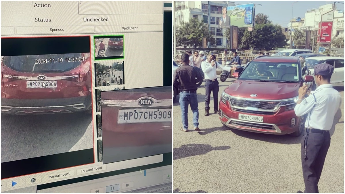Indore Traffic Police Challan: आईटीएमएस की आप पर है नजर... सिग्नल तोड़ा ...