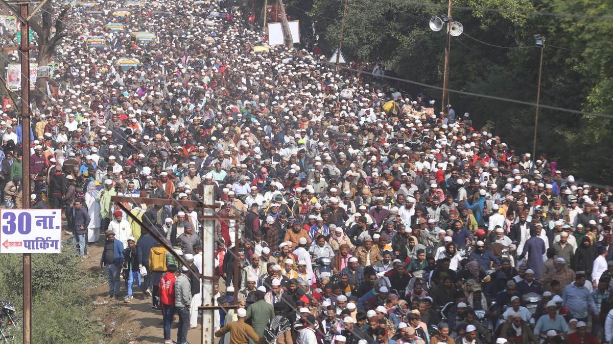 Ijtema in Bhopal: दुआ-ए-खैर के साथ चारदिवसीय इज्तिमा का समापन, उमड़ा जन ...