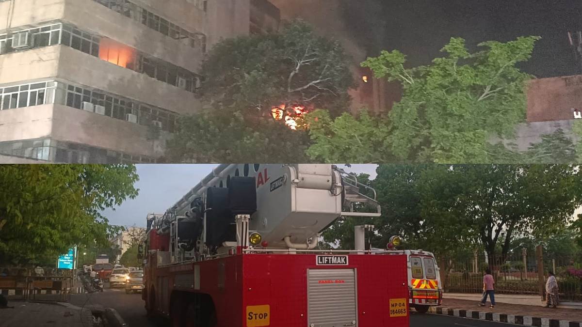 Fire in Satpura Bhavan: पांच करोड़ की मशीन 18वें फ्लोर तक आग बुझाने में ...