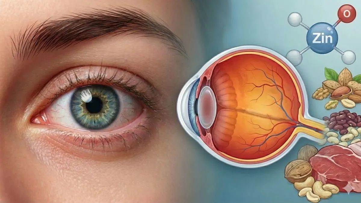 जिंक की कमी होने पर आंखों में दिखने वाले चेतावनी संकेत, भूलकर भी ना ...