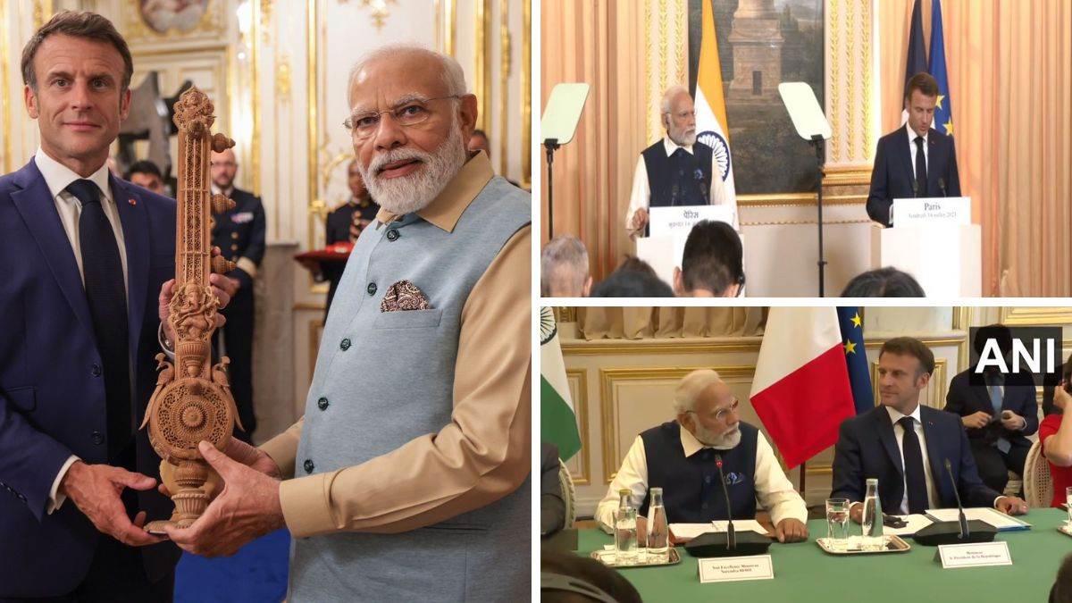 PM Modi France Visit: पीएम मोदी की राष्ट्रपति मैक्रों के साथ द्विपक्षीय ...