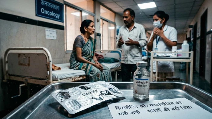 कैंसर दवाओं का संकट... भोपाल समेत देश भर में सिस्प्लैटिन और ...