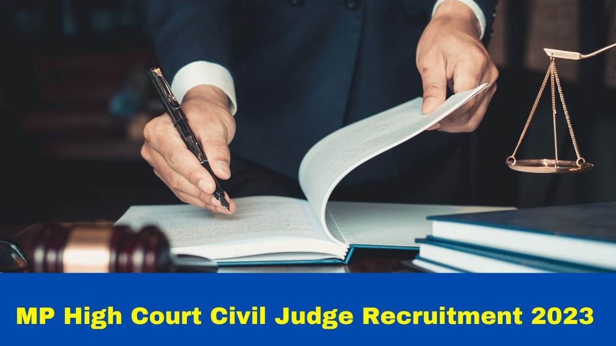 MP Civil Judge Recruitment Exam: तीन वर्ष से कम वकालत वाले अभ्यर्थी भी ...