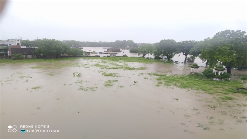 Rain in Rajgarh: अजनार नदी उफान पर मोहनपुरा मूंदला बांध के 04-04 गेट ...