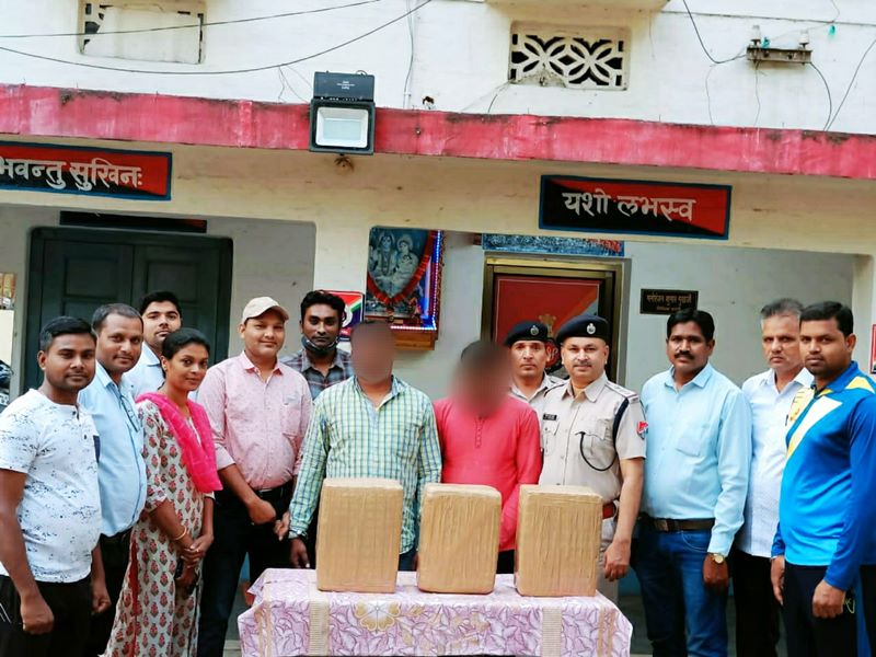 Raipur Crime News: स्टेशन पर 40 किलो गांजा के साथ दो आरोपित गिरफ्तार ...