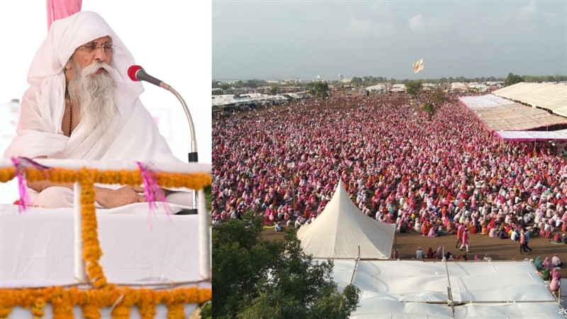 Jai Gurudev Ujjain: उज्जैन में जय गुरुदेव आश्रम पहुंचे दो लाख भक्त ...