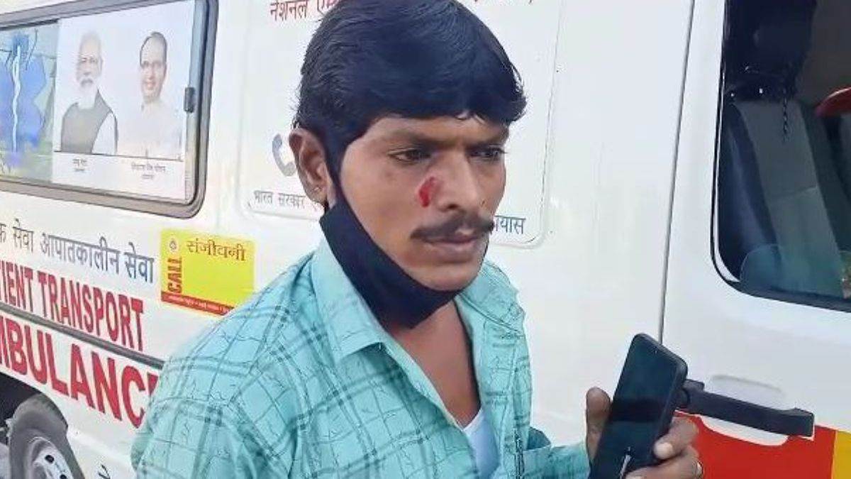 उज्जैन में पुलिसकर्मी ने जननी एक्सप्रेस के ड्राइवर की नाक तोड़ी ...