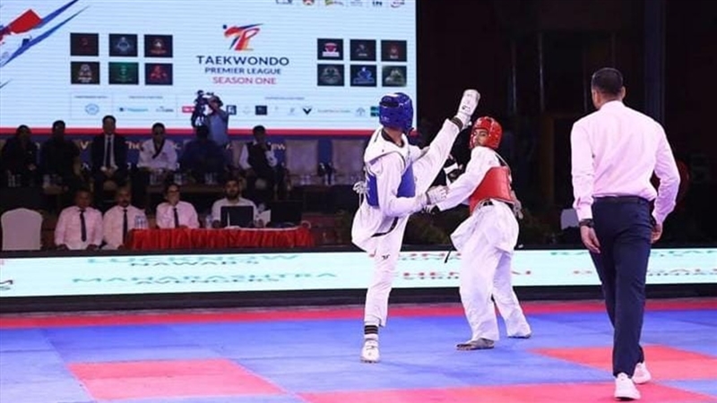 ताइक्वांडो प्रीमियर लीग की द्वितीय श्रेणी वेट कैटेगरी का आयोजन 5 6 और 7 ...