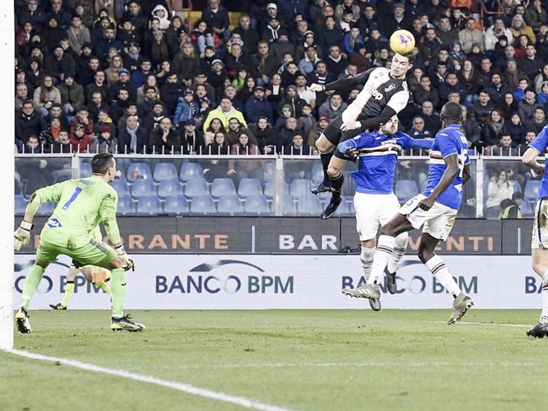 Cristiano Ronaldo amazing goal: रोनाल्ड ने 2.56 मीटर ऊंची जम्प लगाते ...