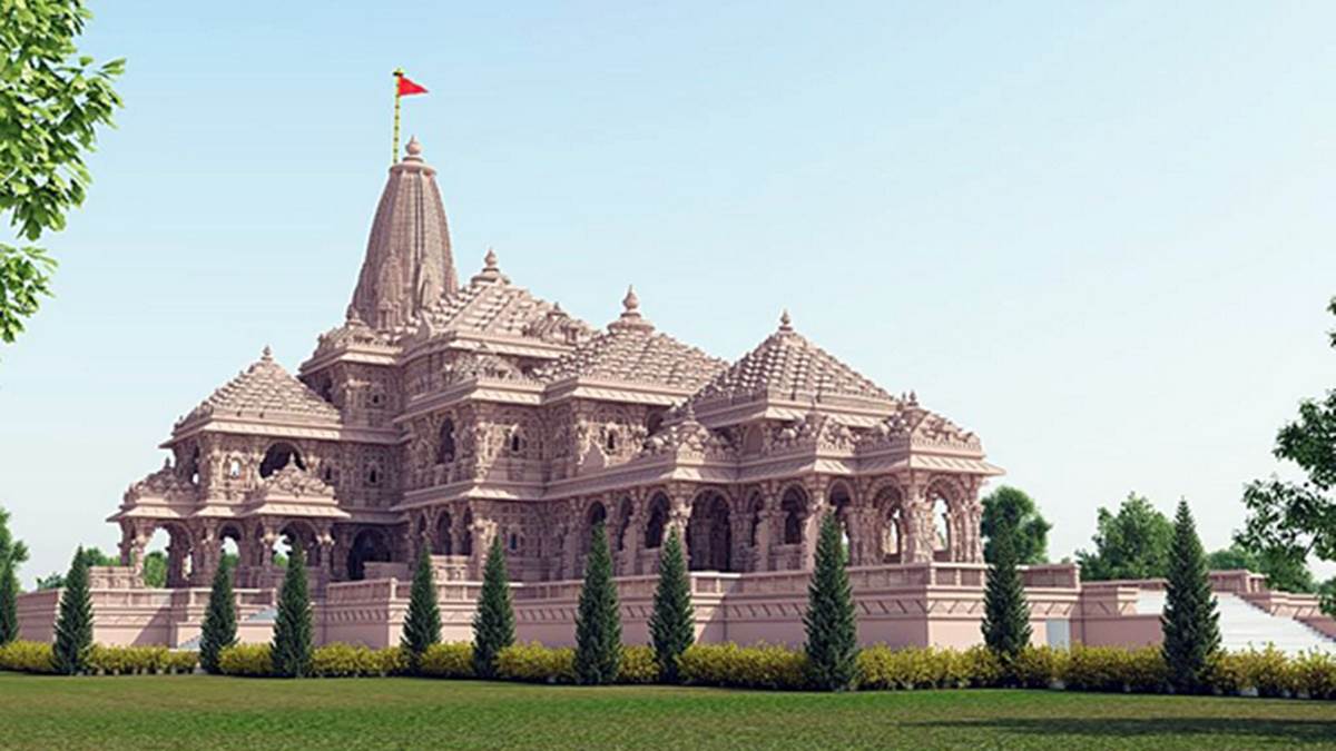 Ayodhya Shri Ram Temple: अयोध्‍या में श्रीराम मंदिर निर्माण का पहला चरण ...