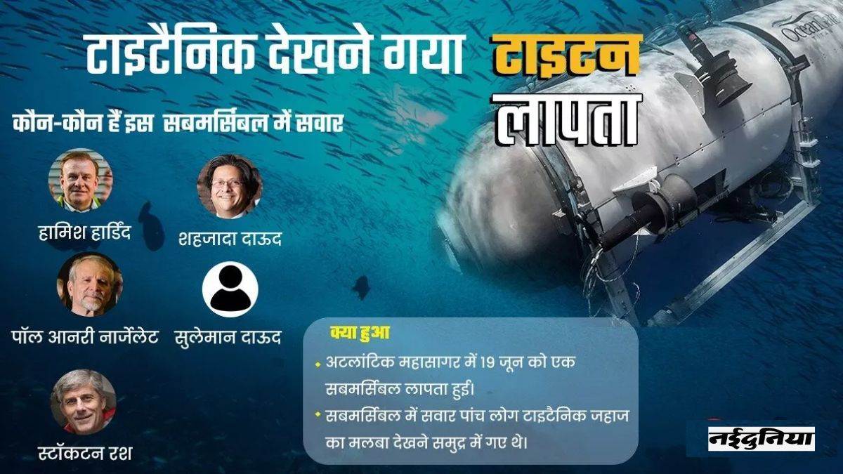 Titan Submersible: खत्म हो रही ऑक्सीजन, पानी के नीचे से आ रही आवाज ...