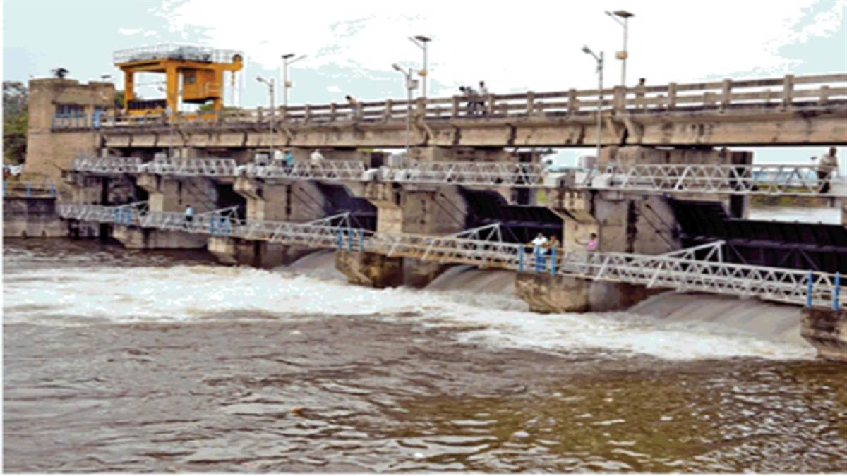 ग्वालियर में तिघरा का जल स्तर हुआ 733 फीट, अभी भी पांच फीट खाली है बांध ...