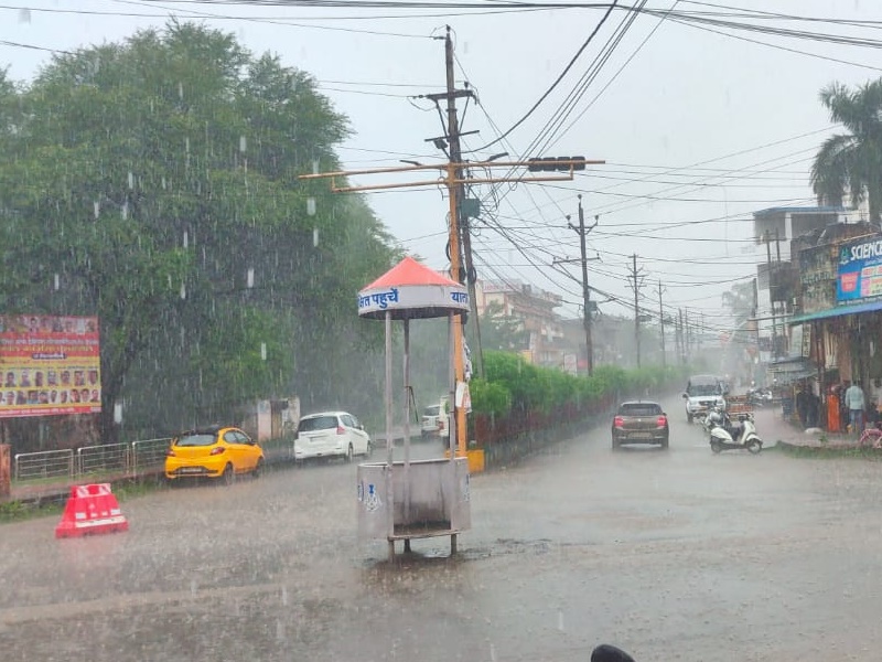 Raining in Shahdol : शहडोल में पांच दिनों से रुक-रुक कर हो रही बारिश ...