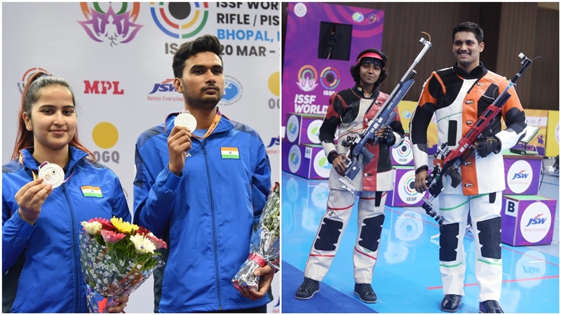 ISSF World Cup Shooting: भारत ने दूसरे दिन भी दो पदक पर निशाना साधा पदक ...