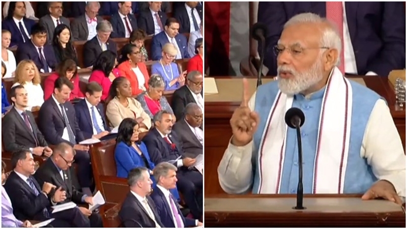 PM Modi Speech in US Congress: अमेरिकी कांग्रेस की बैठक में मोदी ने ...