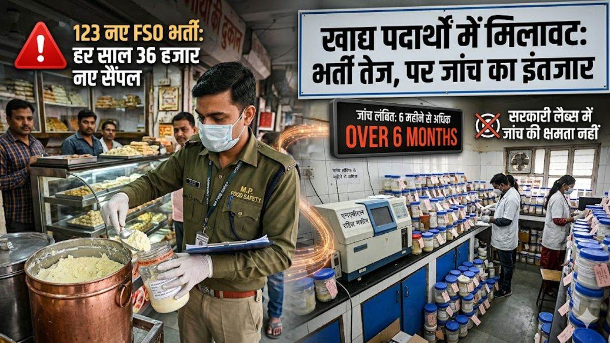 MP में 123 नए खाद्य सुरक्षा अधिकारियों की भर्ती... हर साल आएंगे 36 हजार ...