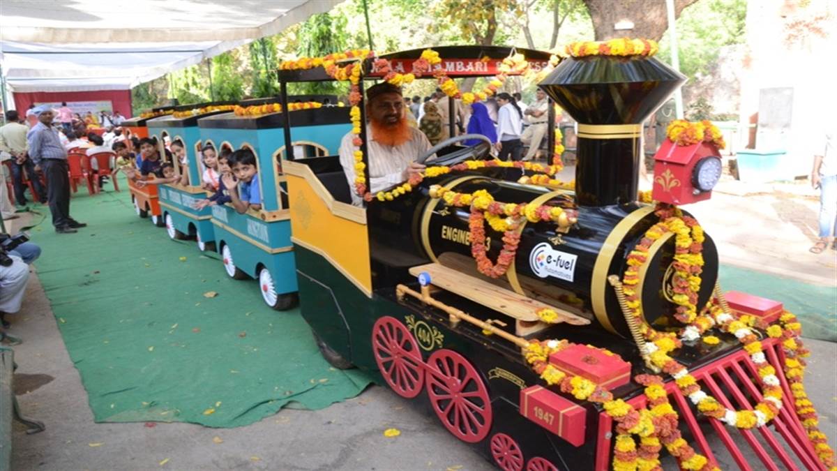children Train in Gwalior Fair: ग्वालियर व्यापार मेला में 1982 में चली ...