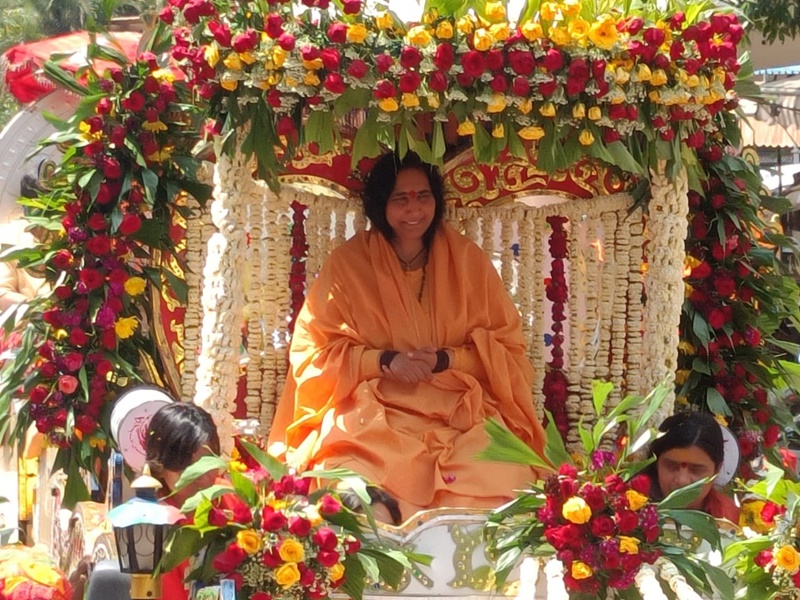 इंदौर में रामकथा में बोलीं साध्वी ऋतंभरा : भगवान शिव विश्वास का नाम है ...