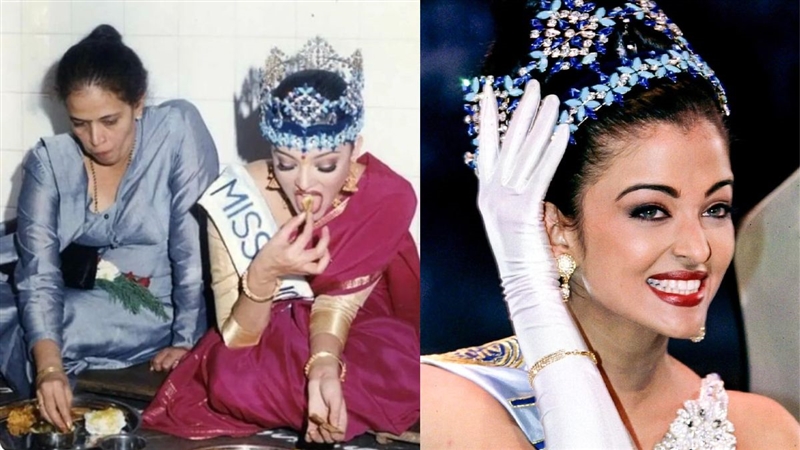 Aishwarya Rai: मिस वर्ल्ड का ताज पहन जमीन पर बैठीं खाना खाती नजर आईं ...