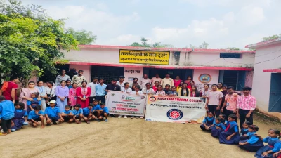 छात्रों ने देवरी में सफाई कर दिया स्वच्छता का संदेश - Students cleaned ...