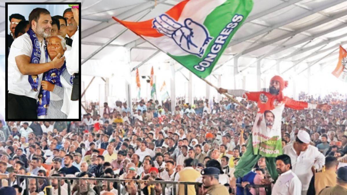 Congress Rally in Mhow: कांग्रेस के मंच पर पहुंचीं कांशीराम की बहन ...
