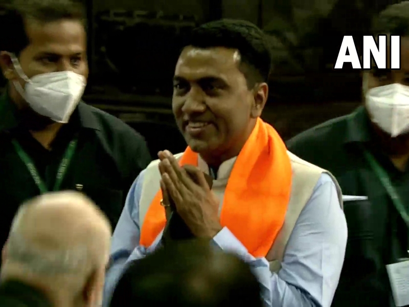 Swearing-in ceremony of Goa CM: प्रमोद सावंत ने दूसरी बार ली गोवा के ...