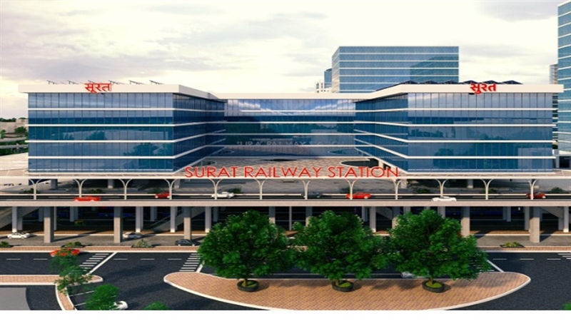 अब बदलेगी सूरत रेलवे स्टेशन की तस्वीर मल्टी मॉडल ट्रांसपोर्ट हब के रूप ...