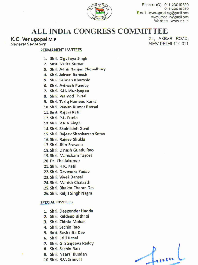 Congress में बड़ा फेरबदल, गुलाम नबी आजाद, मल्लिकार्जुन खड़गे को हटाया ...