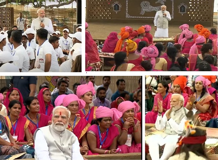 PM Modi In Shahdol: पीएम मोदी ने आदिवासियों संग किया संवाद, 2047 तक ...