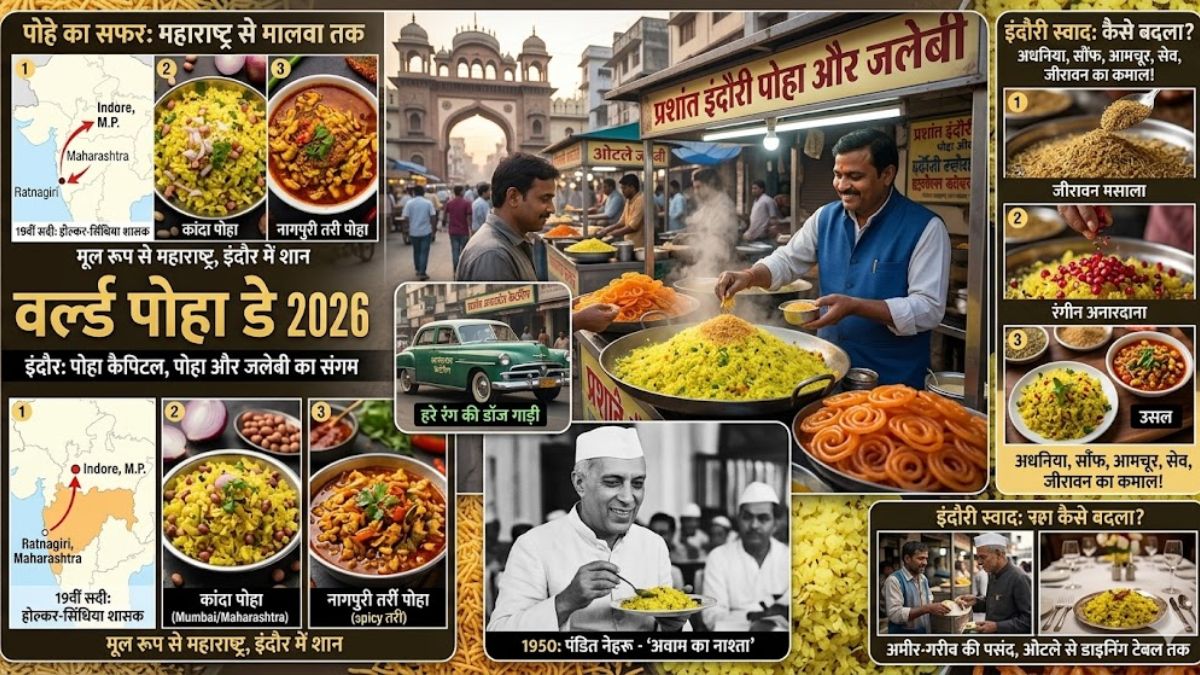 World Poha Day: इंदौरी पोहे की वो अनसुनी कहानी, जिसने गली से लेकर ...