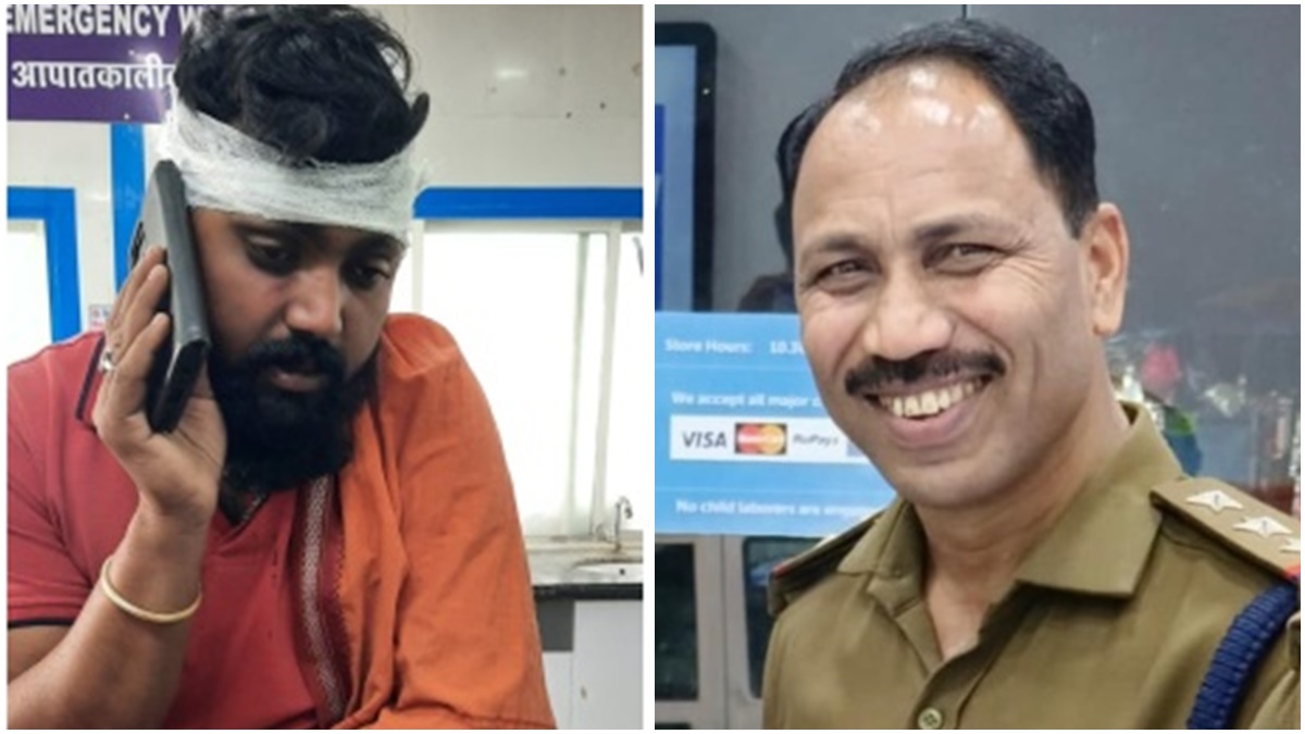 Dewas News: डिवाइडर से टकराकर ट्रक में आग, वाहन में फंसा हेल्‍पर, 6 ...