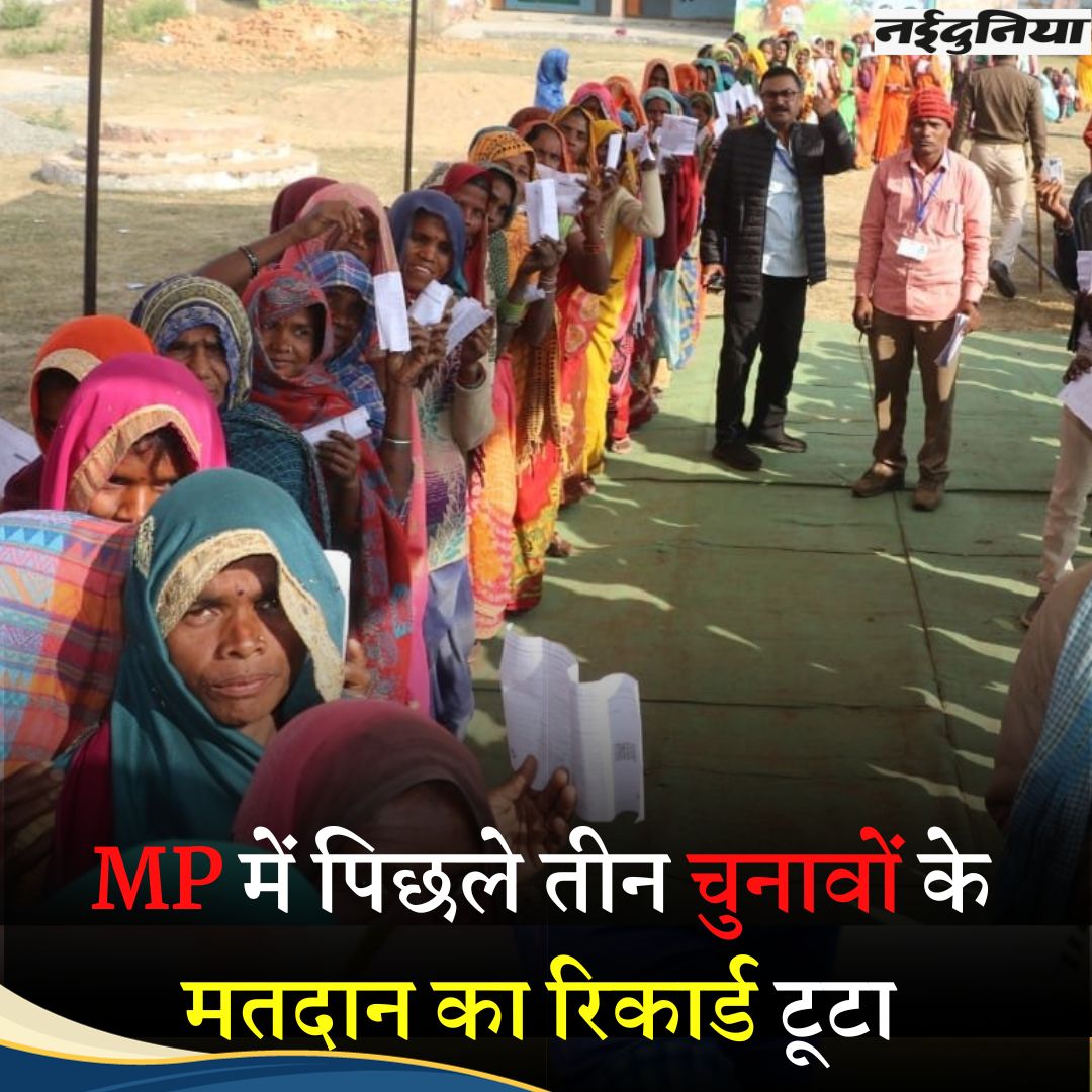 MP Assembly Election 2023: मध्य प्रदेश में 76.22 प्रतिशत मतदान, पिछले ...