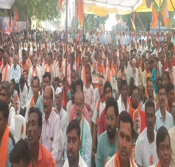 MP Election 2023 : छिंदवाड़ा के परासिया में नितिन गडकरी बोले- नागपुर से ...