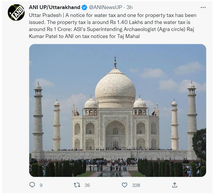 Taj Mahal Tax Notices: ताज महल पर कुर्की का खतरा, टैक्स न चुकाने का ...