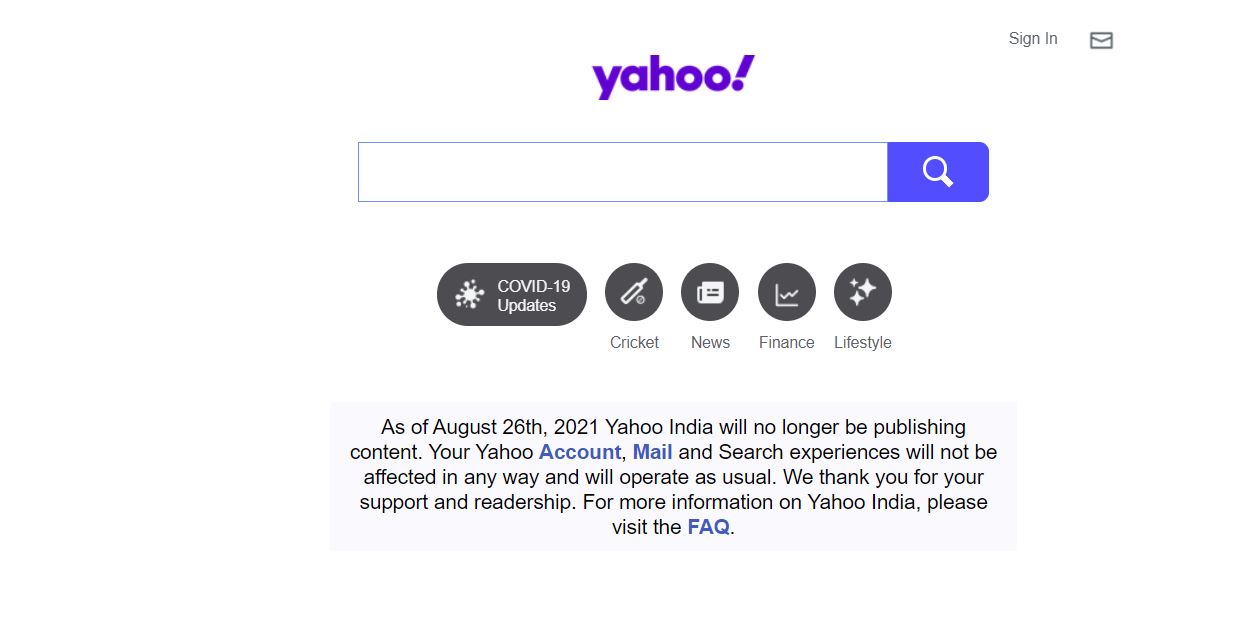 Yahoo ने भारत में बंद की अपनी न्यूज वेबसाइट्स, जानिए क्या है कारण? - Yahoo shuts down news ...